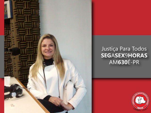 Juíza Andrea Fabiane Groth Busato fala sobre o trabalho realizado pelo ...
